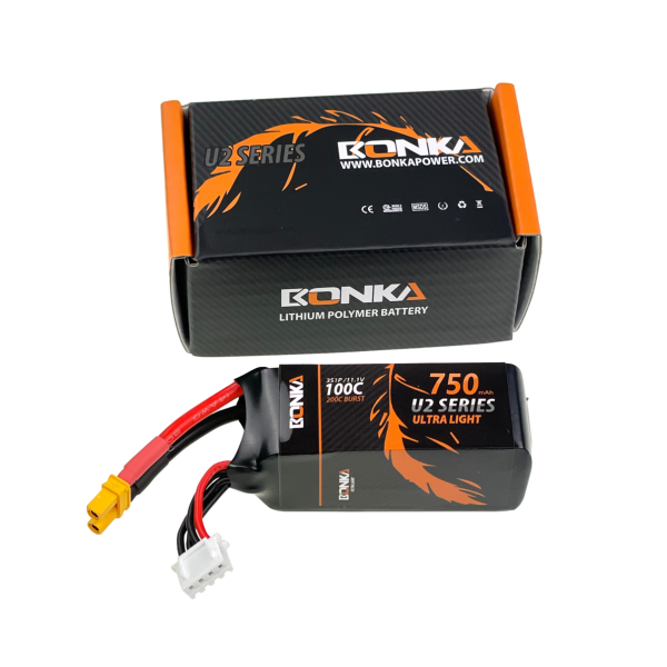 Bonka Lipo Akku 750mAh 11,1V 100C/200C XT30 Goosky S2/OMP Hobby M2 Ev ...